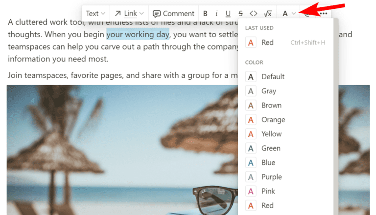 How To Change Font in Notion: Custom Font & Color - notionzen